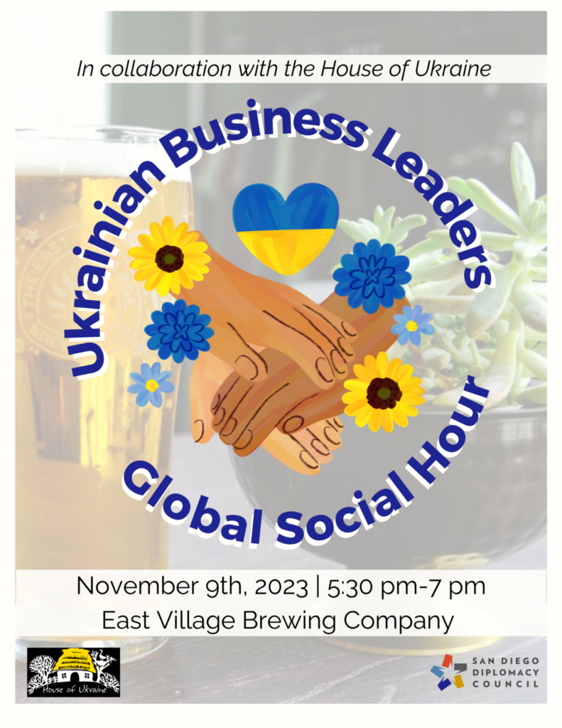 Ukrainian Business Leaders Global Social Hour - San Diego Diplomacy Council